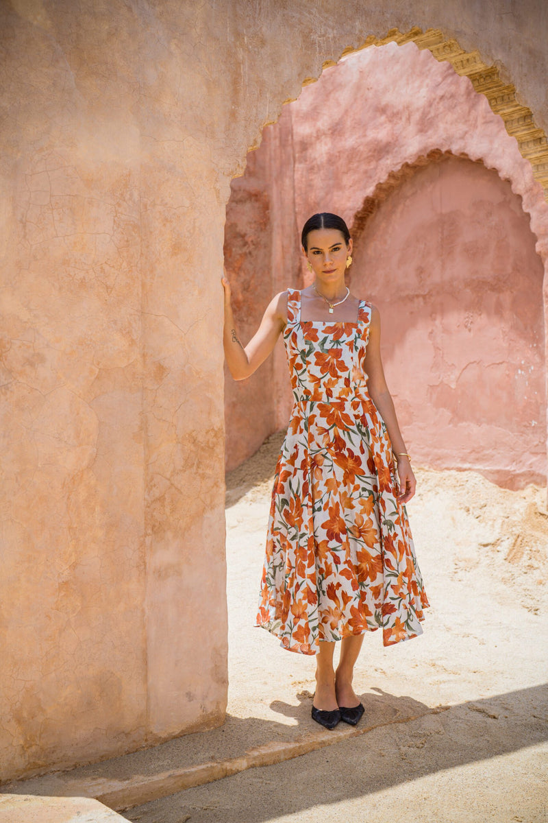 Tamara Dress - Lily Flowerie – Samara Natural Resort Wear
